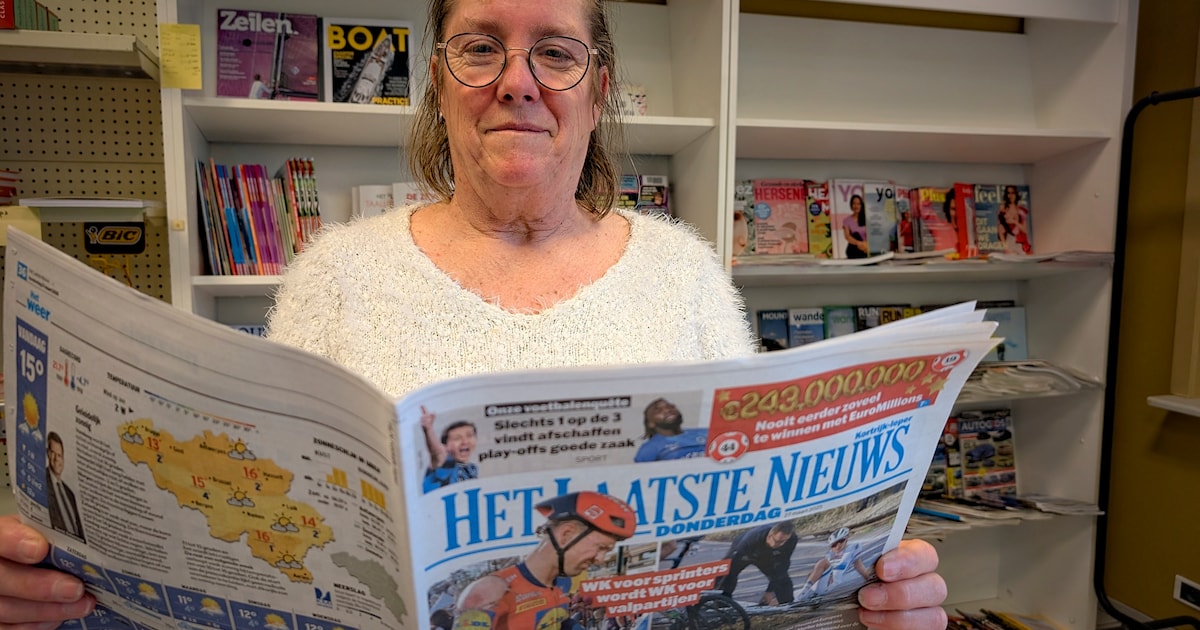 Caroline (62) sluit na 32 jaar de deuren van haar krantenwinkel in ...