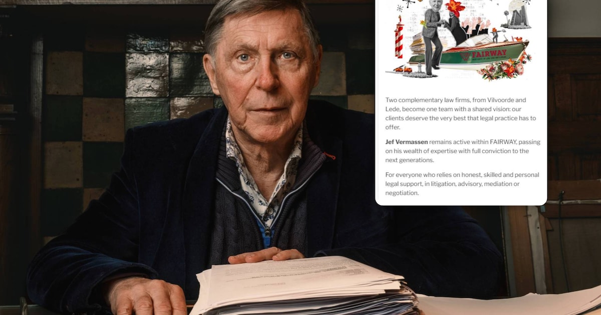 Jef Vermassen (79) verkoopt zijn advocatenkantoor in Lede aan bureau in ...