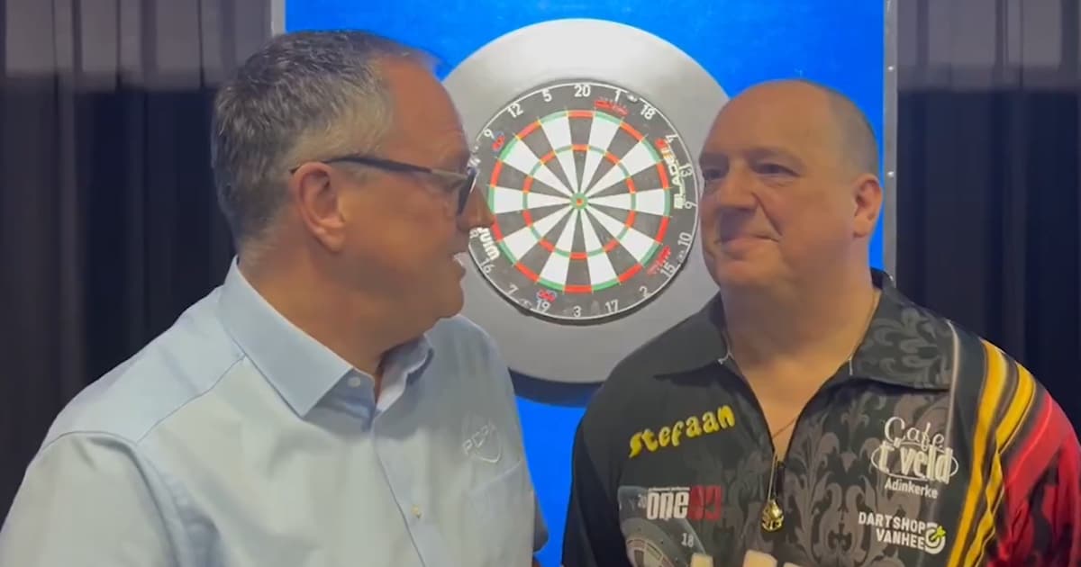 Stefaan Henderyck (51) pakt PDC-tourkaart en staat de komende twee jaar ...