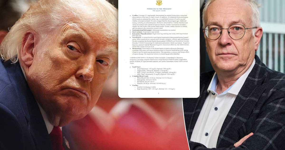 Trump volgens medisch rapport kerngezond, maar arts heeft bedenkingen ...