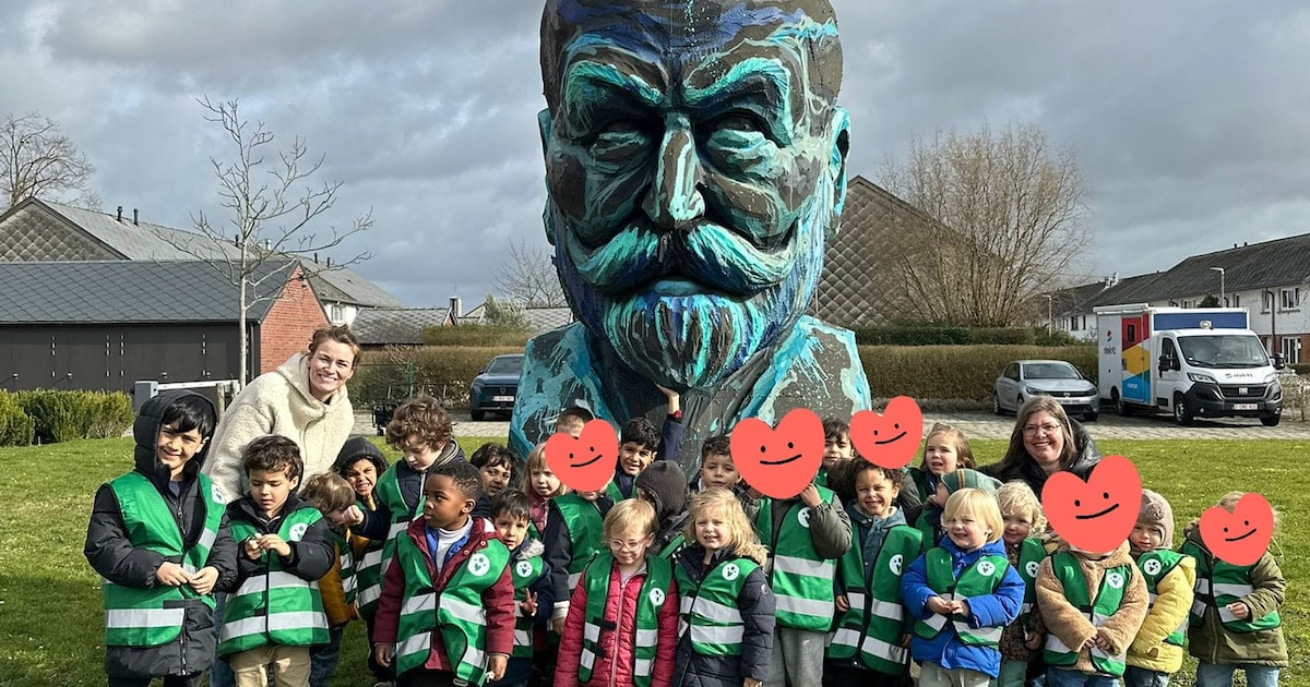 Kleuters GO!Leefschool ontdekken wereld van beeldhouwkunst en creëren ...