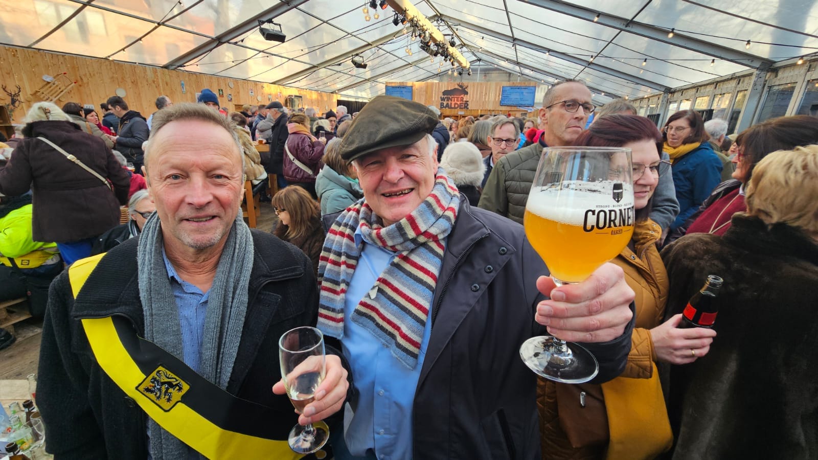 Burgemeester Walter Horemans blikt vooruit op de investeringsplannen ...