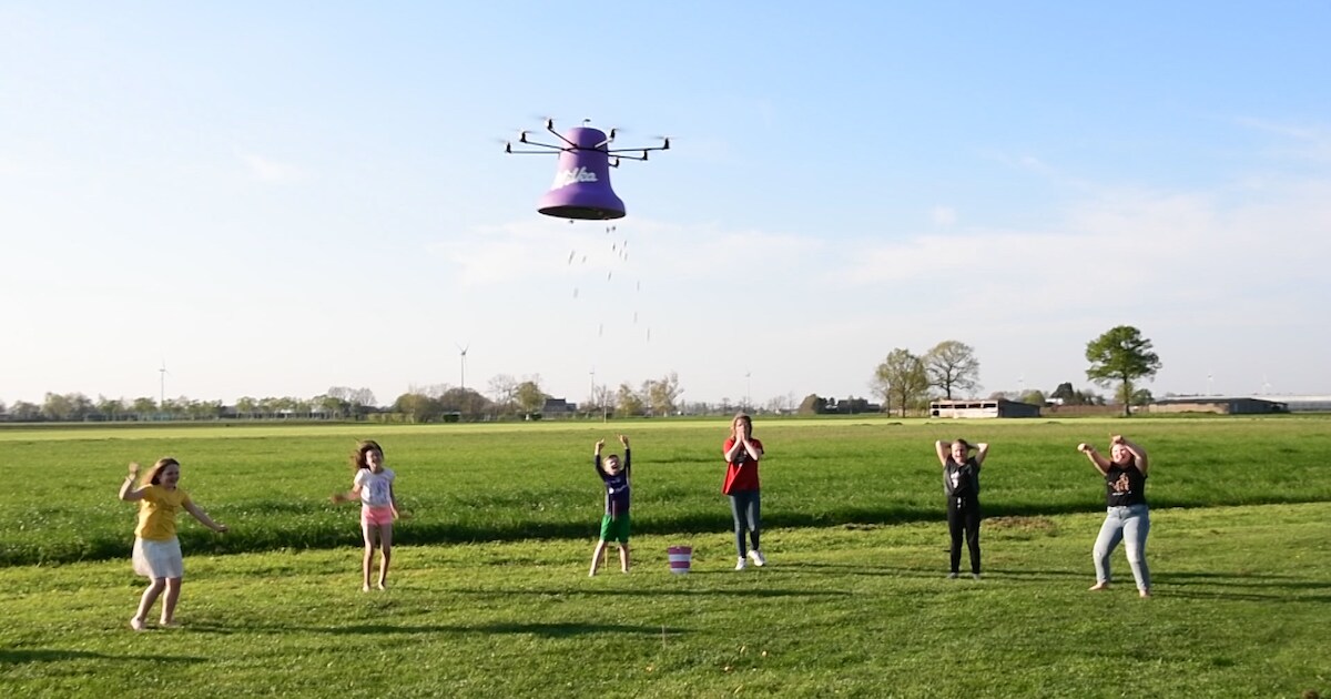 Drone van Kapellenaar Peter laat paasklokken echt vliegen | Kapellen ...