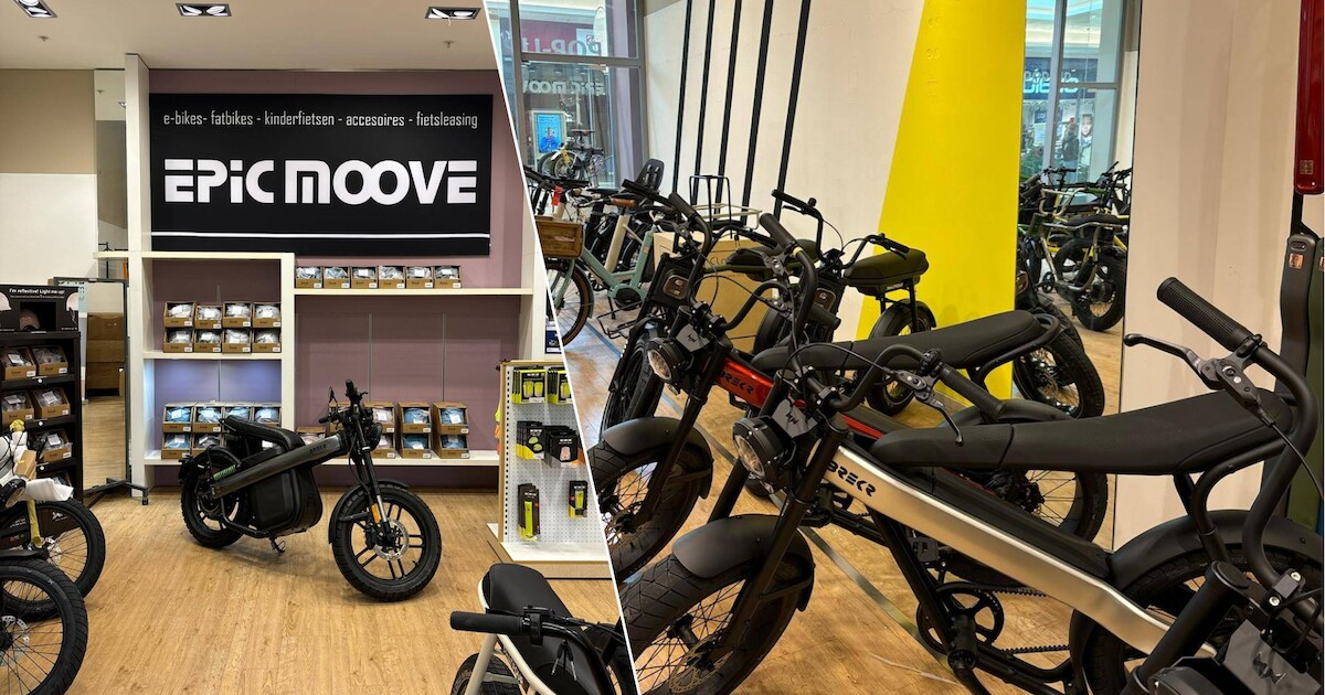 Epic Moove opent pop-up in Waasland Shopping: “Klanten kunnen fietsen ...