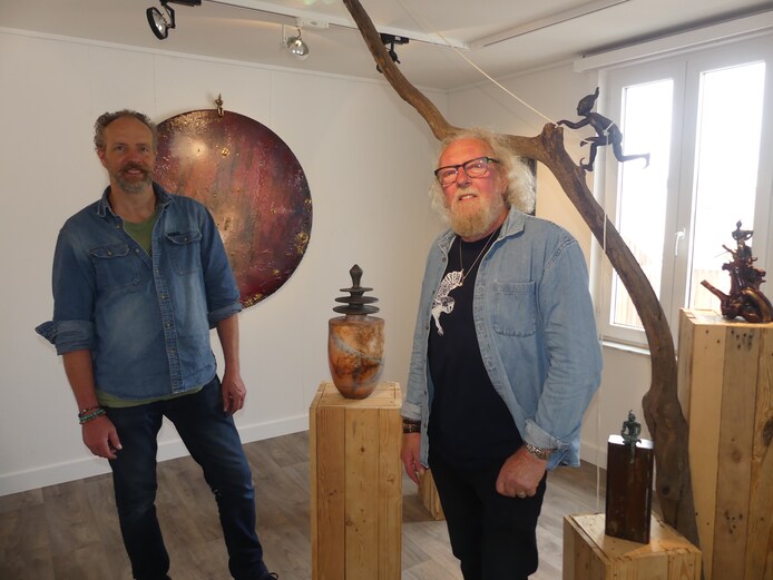 Vader en zoon Van Gompel houden open atelier | Deinze | hln.be