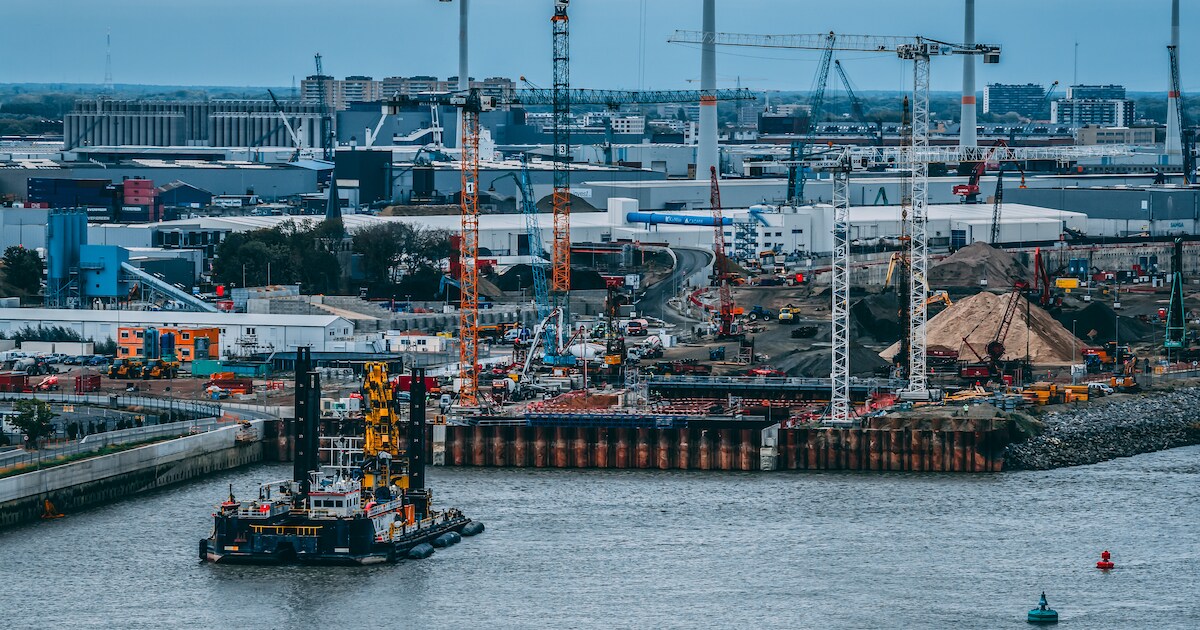 IN BEELD. Nieuwe fase in bouw van de Scheldetunnel: inrit op Antwerpse ...