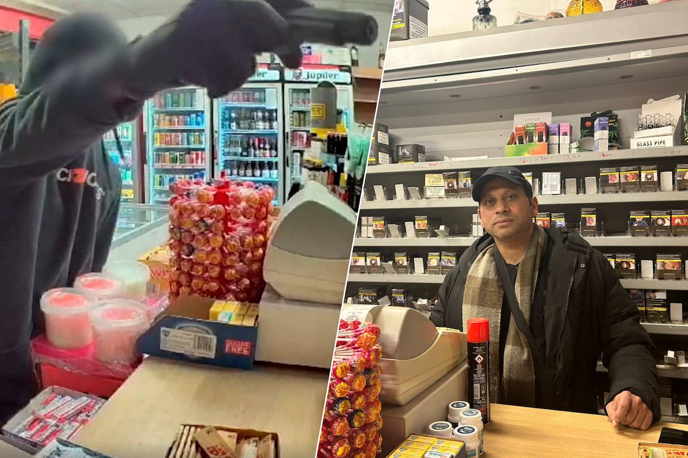 Bewakingsbeelden tonen hoe gewapende overval in Tieltse nachtwinkel ...