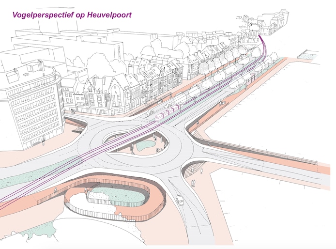 Tunnel of ‘lucht-rotonde’ aan Heuvelpoort? Nieuwe plannen bekendgemaakt voor druk kruispunt op ...