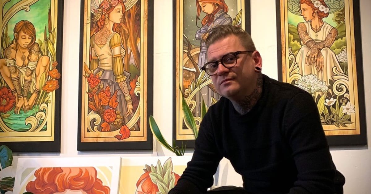 Tattoo-artiest Dagmar Verfaillie stelt werken tentoon in Roeselaarse ...