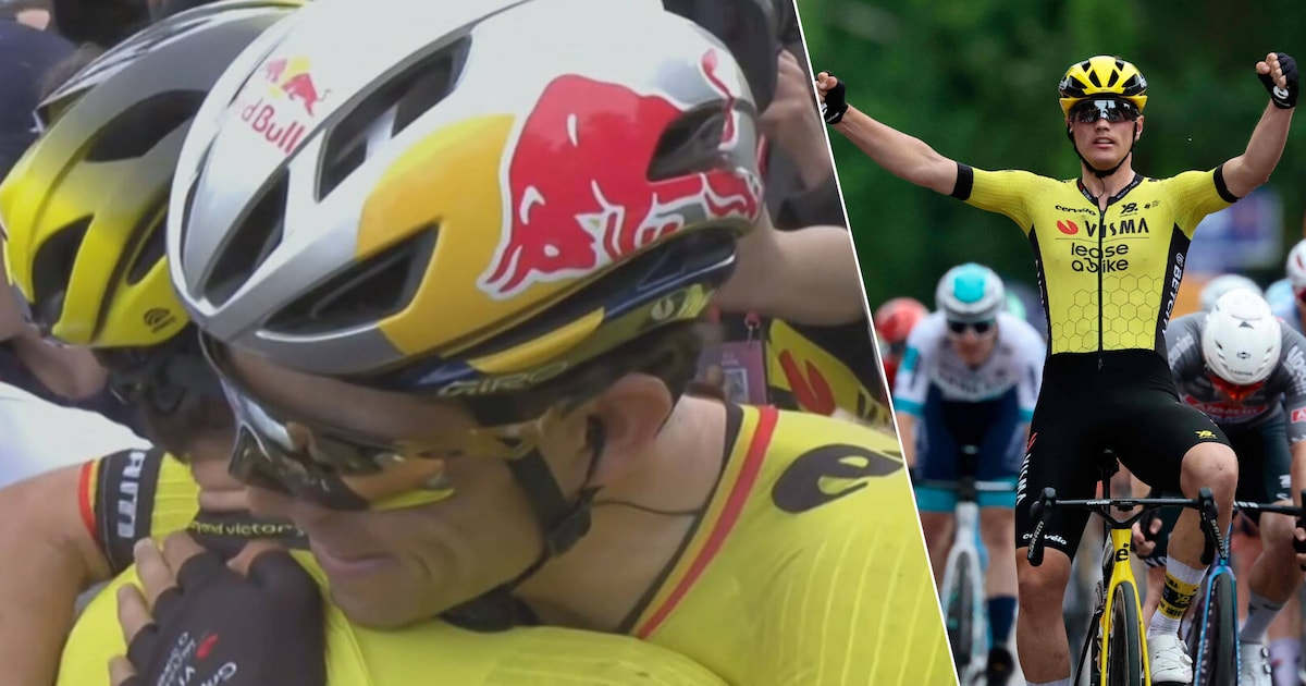 “Het was een erg goeie lead-out, al zeg ik het zelf”: Wout van Aert ...