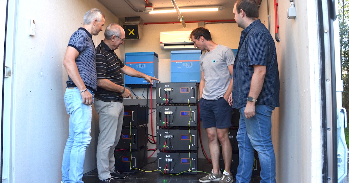 PXL-Green & Tech-campus in Diepenbeek slaan zelf geproduceerde energie ...