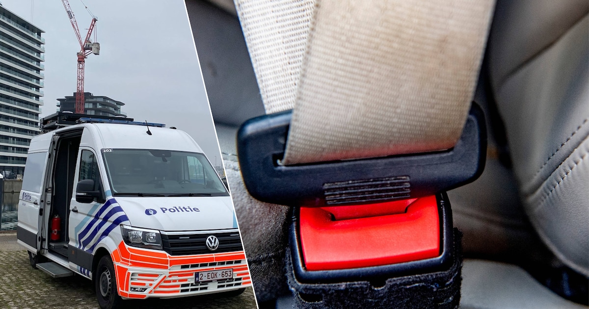 Politie Oostende hamert op het dragen van een gordel na verkeersactie met meer dan 3400 euro aan ...