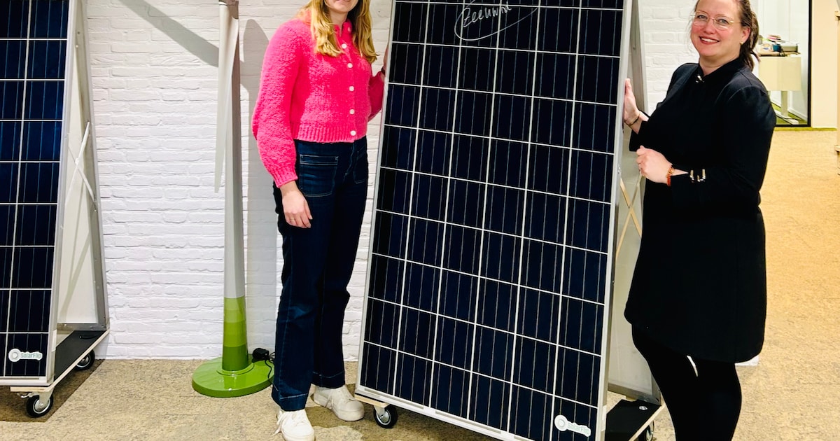 Amber (26) kocht 50 oude zonnepanelen en geeft ze een nieuw leven: ‘Het ...