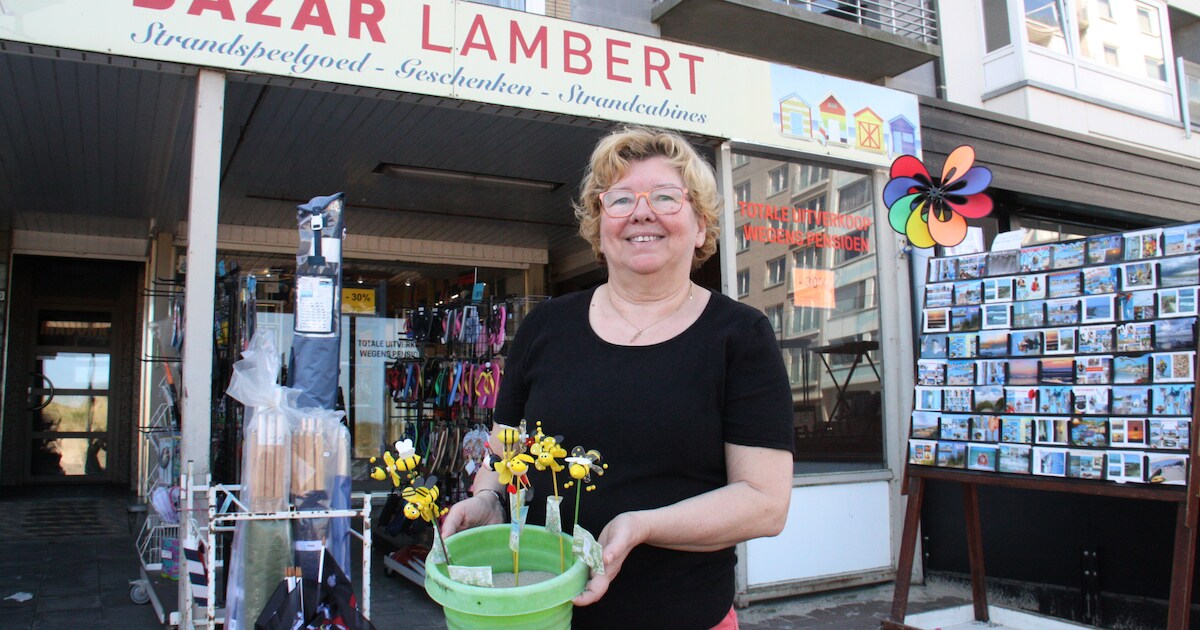 Annie (62) sluit weldra haar strandwinkeltje Bazar Lambert in Koksijde ...
