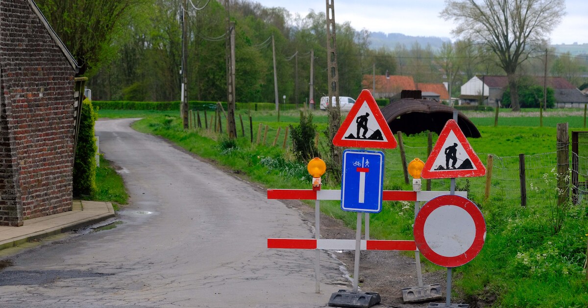Wegenwerken op verschillende plaatsen: doorgaand verkeer niet mogelijk ...