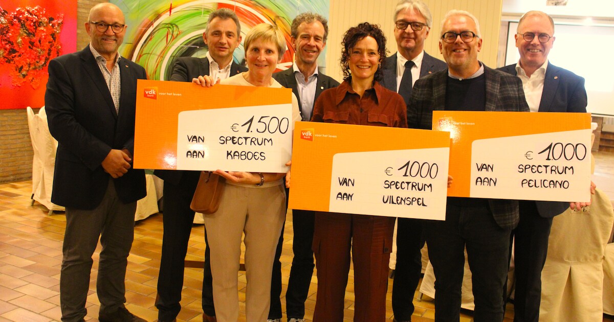 Spectrum gaf de opbrengst van haar concerten aan drie goede doelen ...