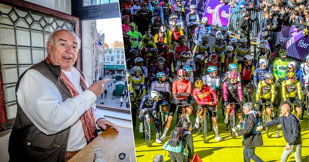 KIJK. 30.000 Ronde-fans wuiven renners uit in Brugge... Maar acteur ...