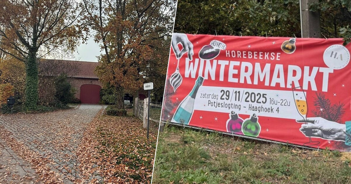 Kom op 29 november de kerstsfeer opsnuiven op de Horebeekse Wintermarkt ...