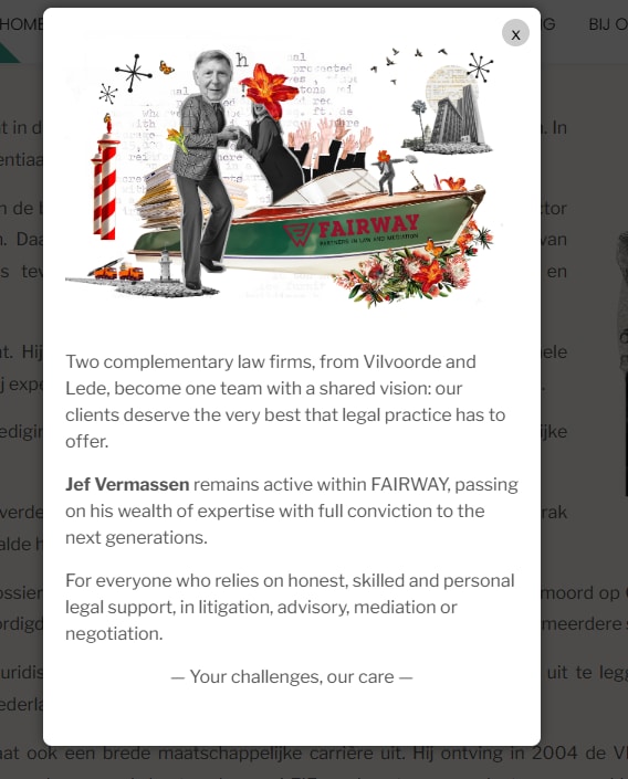 Jef Vermassen (79) verkoopt zijn advocatenkantoor in Lede aan bureau in ...