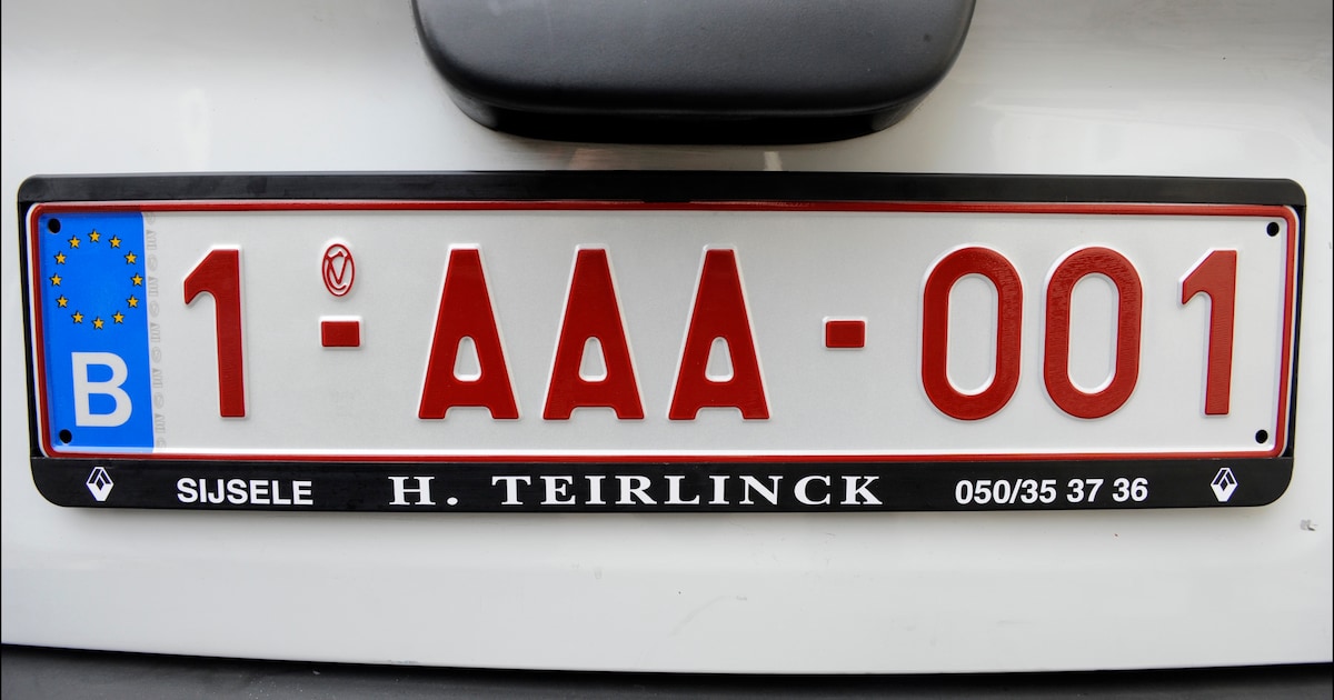 Oude Belgische nummerplaten in sneltempo vervangen | Binnenland | hln.be