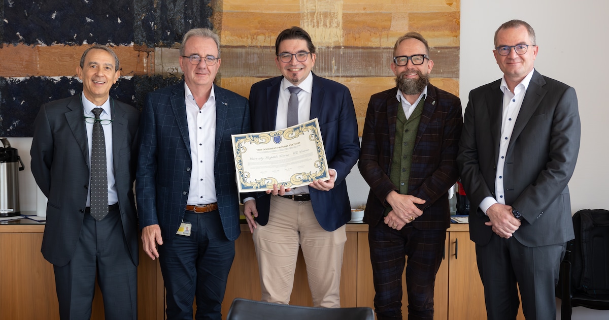 UZ Leuven eerste ziekenhuis ter wereld met label voor begeleiding ...