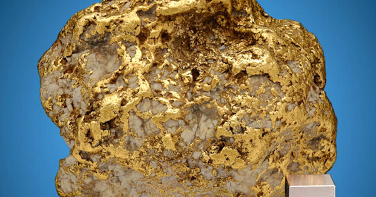 Grootste in Alaska gevonden goudklomp ooit geveild voor 750.000 dollar ...
