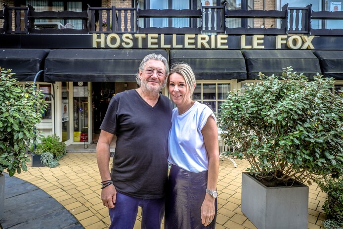 Na laatste service in Le Fox, met haar man en sterrenchef Stéphane ...