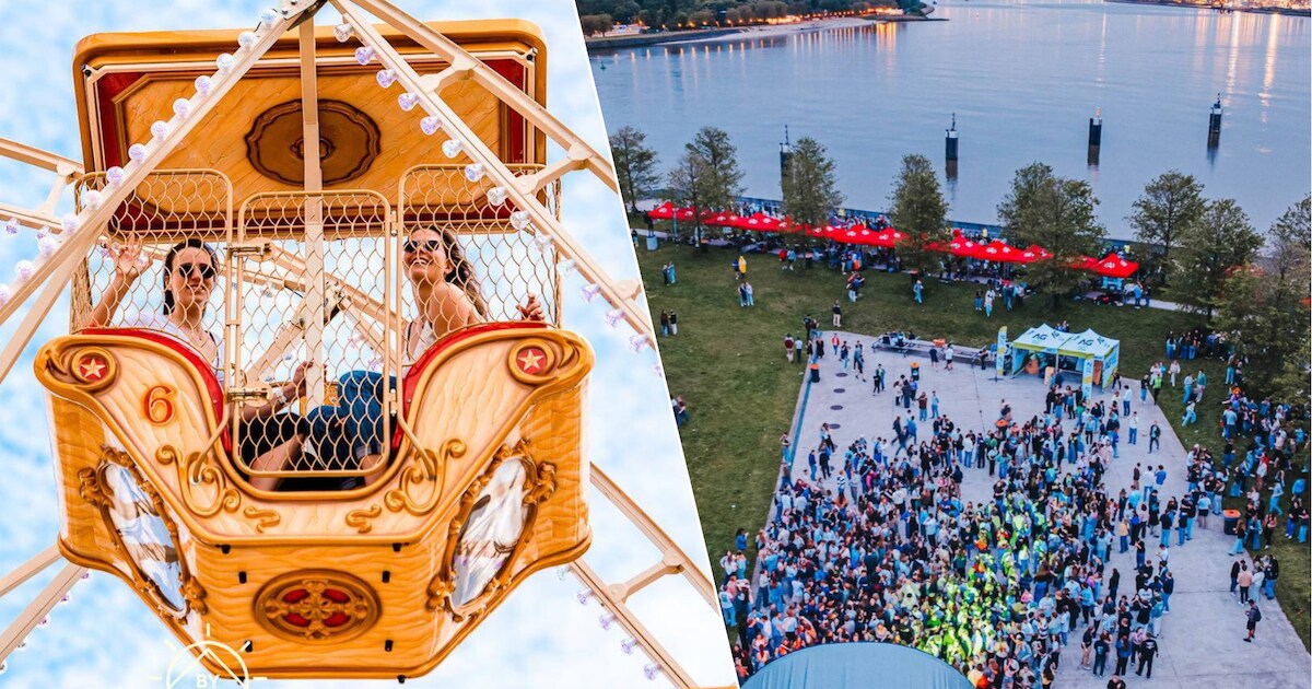 Studenten organiseren jobbeurs op 18 meter hoogte in reuzenrad ...