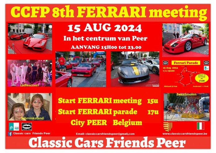 Peer maakt zich op voor achtste Ferrari-meeting | Peer | hln.be