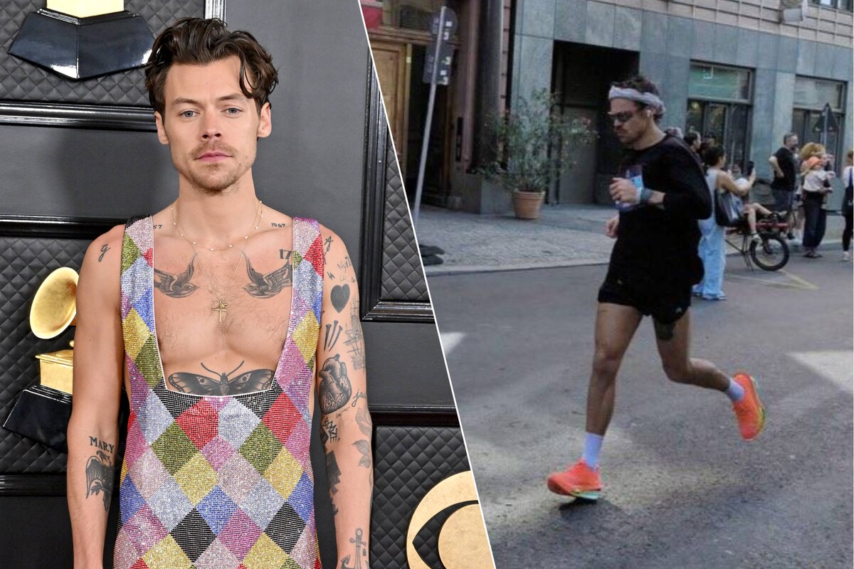 Na Tokio: Harry Styles loopt marathon van Berlijn en finisht in minder ...