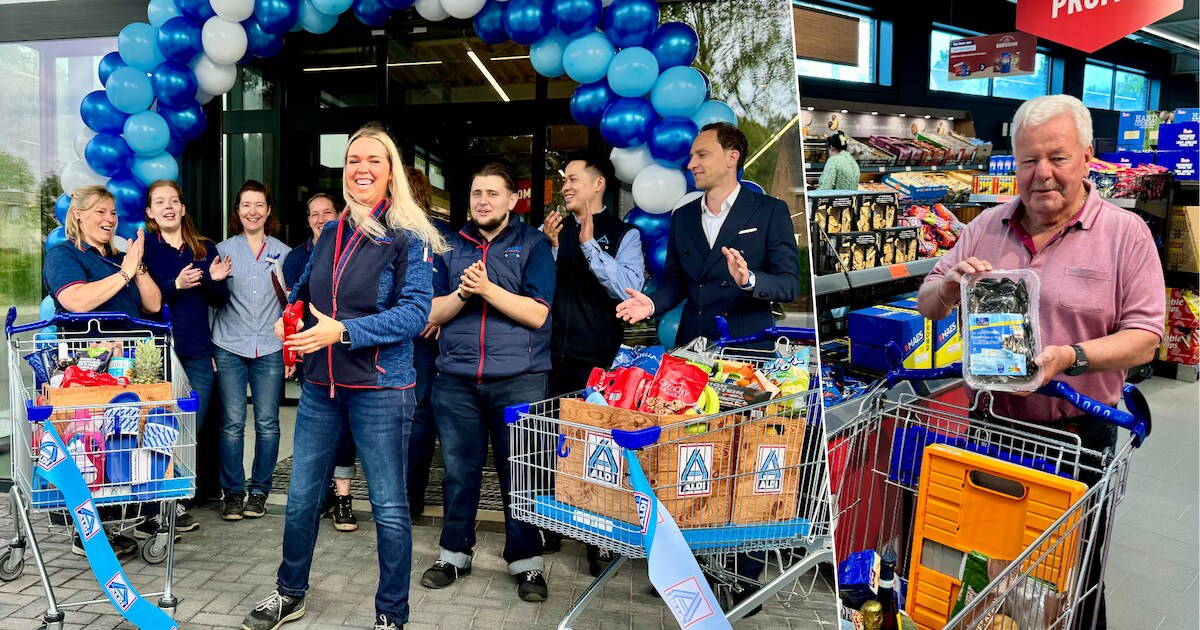 Gloednieuwe ALDI verwelkomt eerste klanten in Schilde: “Nergens vind je betere mosselen dan hier ...