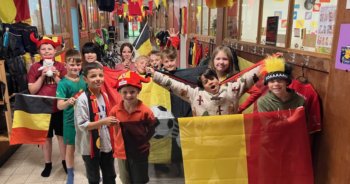 Rode Duivels spelen pas vanavond, maar in basisschool Klim Op is de WK ...