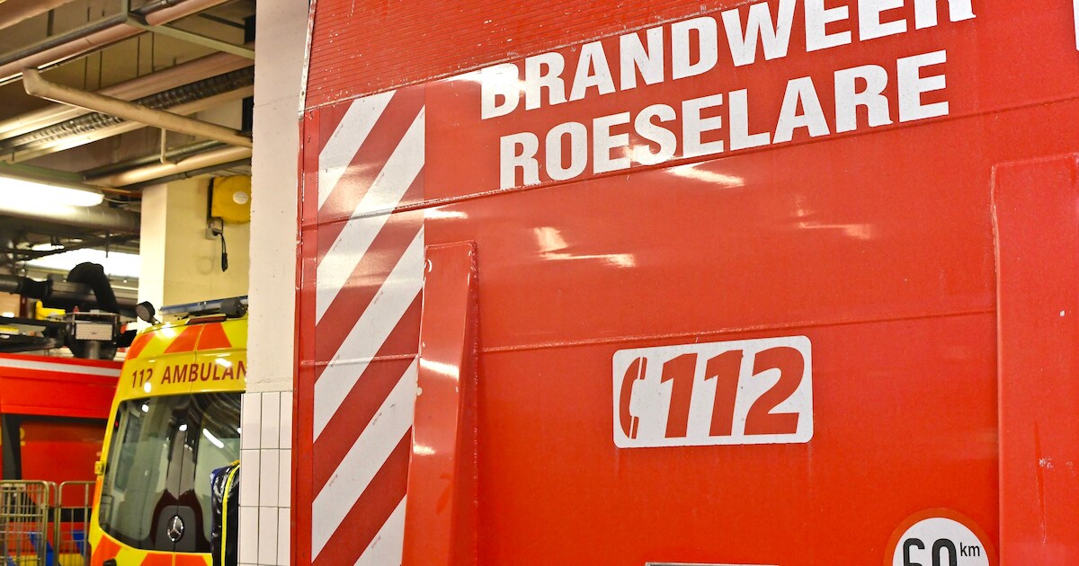 Machine vat vuur bij Soubry | Roeselare | HLN.be