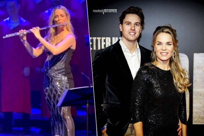 KIJK. Zwangere Klaasje Meijer straalt op het podium: “Op naar nog meer ...