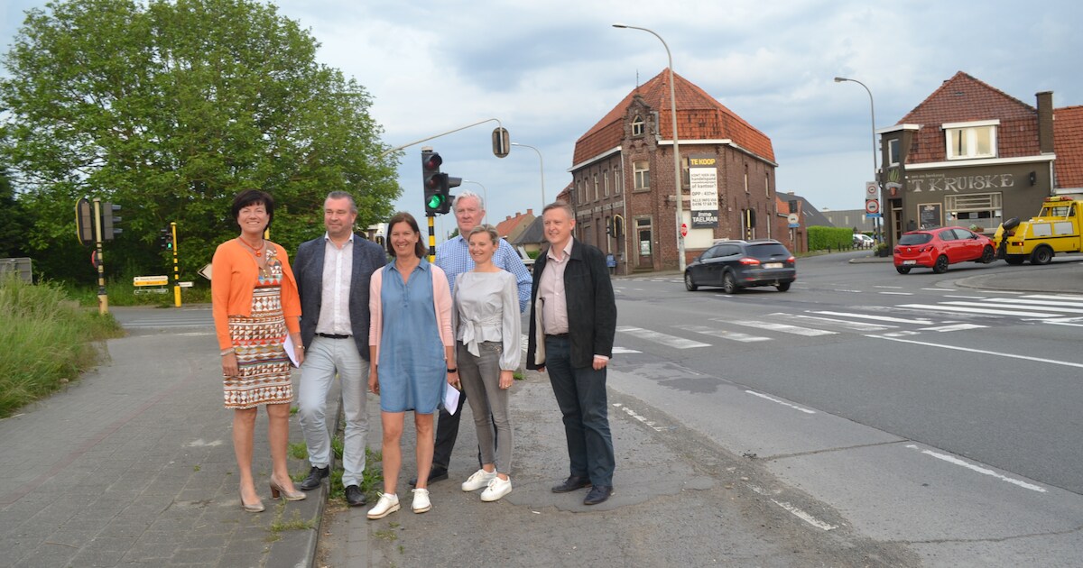 Kruispunt Belgiek wordt volgend jaar heraangelegd | Deerlijk | hln.be