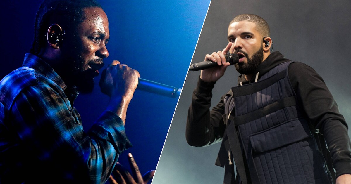 Twee grootste rappers ter wereld vechten ruzie voor het oog van de ...