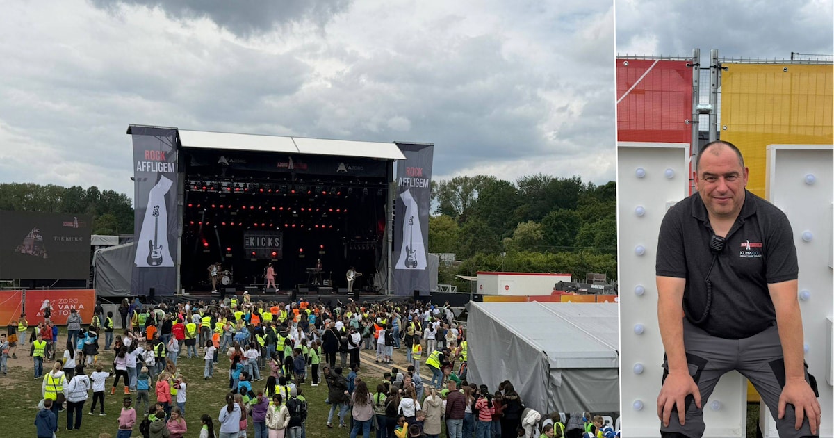 Schoolrock laat 2.200 kinderen los op festivalweide van Rock Affligem ...