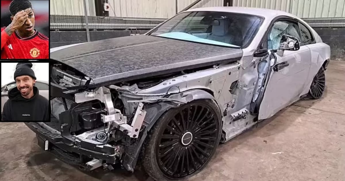 Marcus Rashford verkoopt Rolls-Royce na zware crash nog voor 214.500 ...