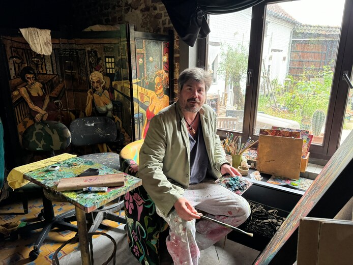Kunstenaar Jan Scheirs (50) omarmt nieuwe woonplaats met expo en live ...