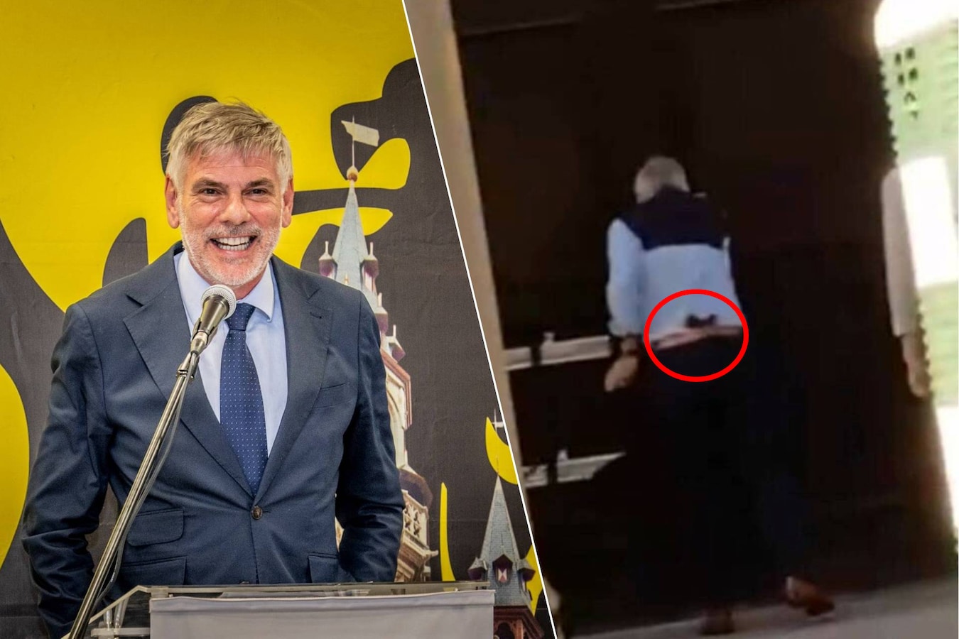 Filip Dewinter (Vlaams Belang) op straat gespot met pistool: “Ik heb al ...