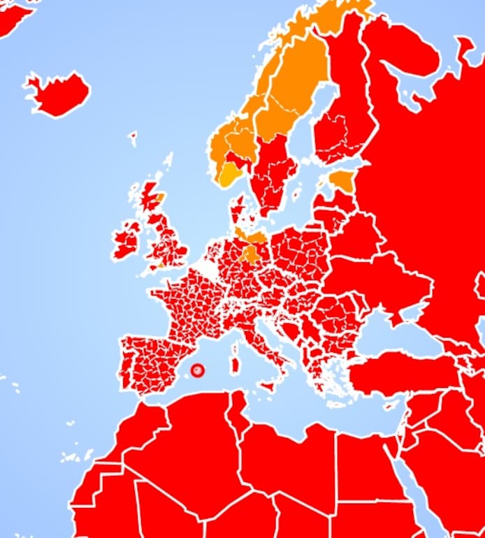 Nieuwe reisadviezen: nu kleuren ook Griekenland, Italië en Letland ...
