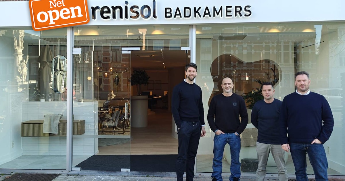 NET OPEN. Renisol Badkamers opent toonzaal op Grote Markt in Herentals ...