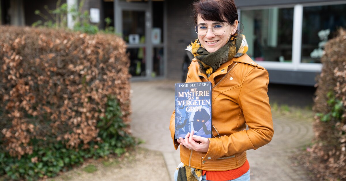Inge Sleegers (40) schreef haar eerste jeugdboek samen met leerlingen ...
