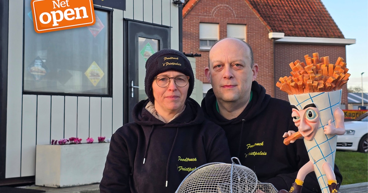 NET OPEN. Kristof (48) en Ellen (45) uit Ertvelde openen ‘t Frietpaleis ...