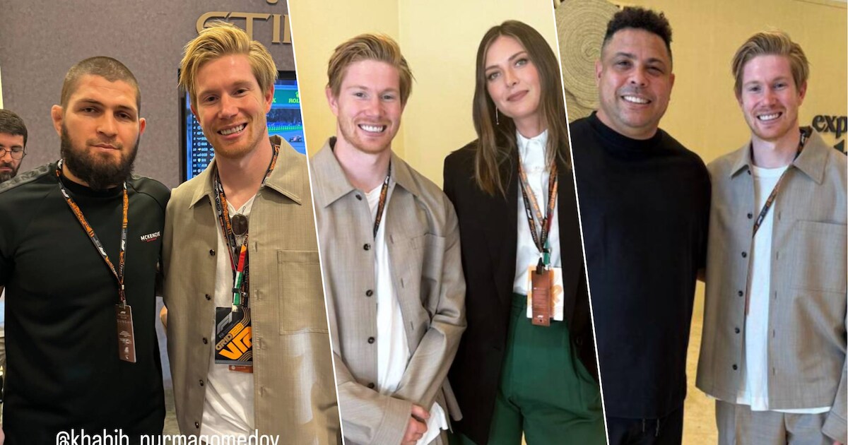 KIJK. ‘KDB’ tussen de sterren: De Bruyne ging in Abu Dhabi graag op de foto met onder anderen ...