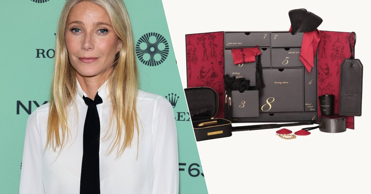 Opmerkelijke cadeautip: Gwyneth Paltrow verkoopt adventskalender met seksspeeltjes voor meer dan ...