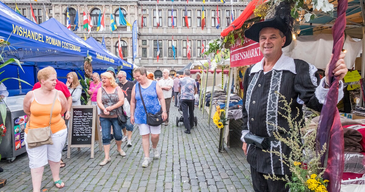 Vijftigste Rubensmarkt op Moederdag | Antwerpen | HLN.be