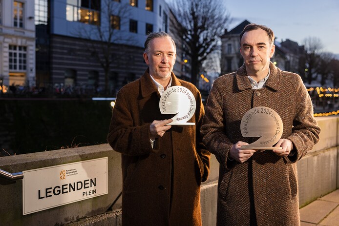 Stephen (54) en David (49) Dewaele gehuldigd door ondernemers van Voka ...