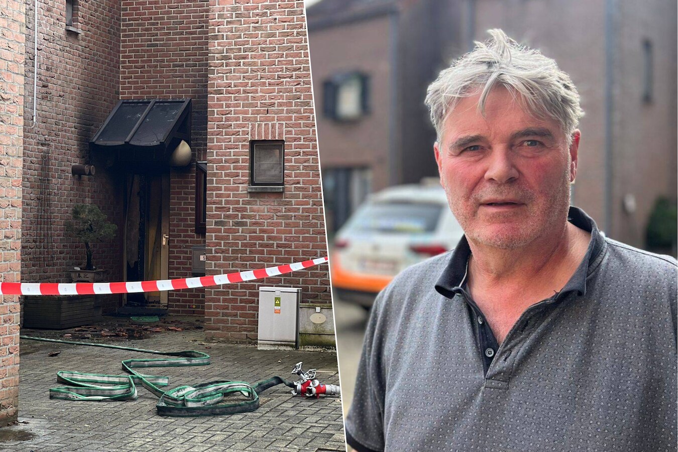 “Lou zat nog boven, riep mijn overbuurvrouw die zelf onder het roet zat ...