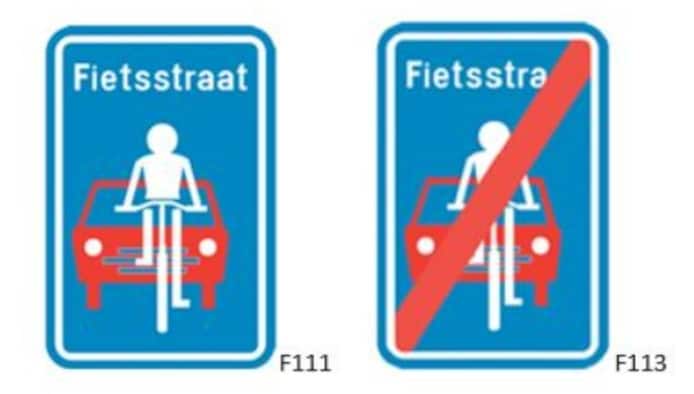 Opgepast! Vanaf 1 oktober zijn verkeersborden voor ‘fietsstraten’ in ...
